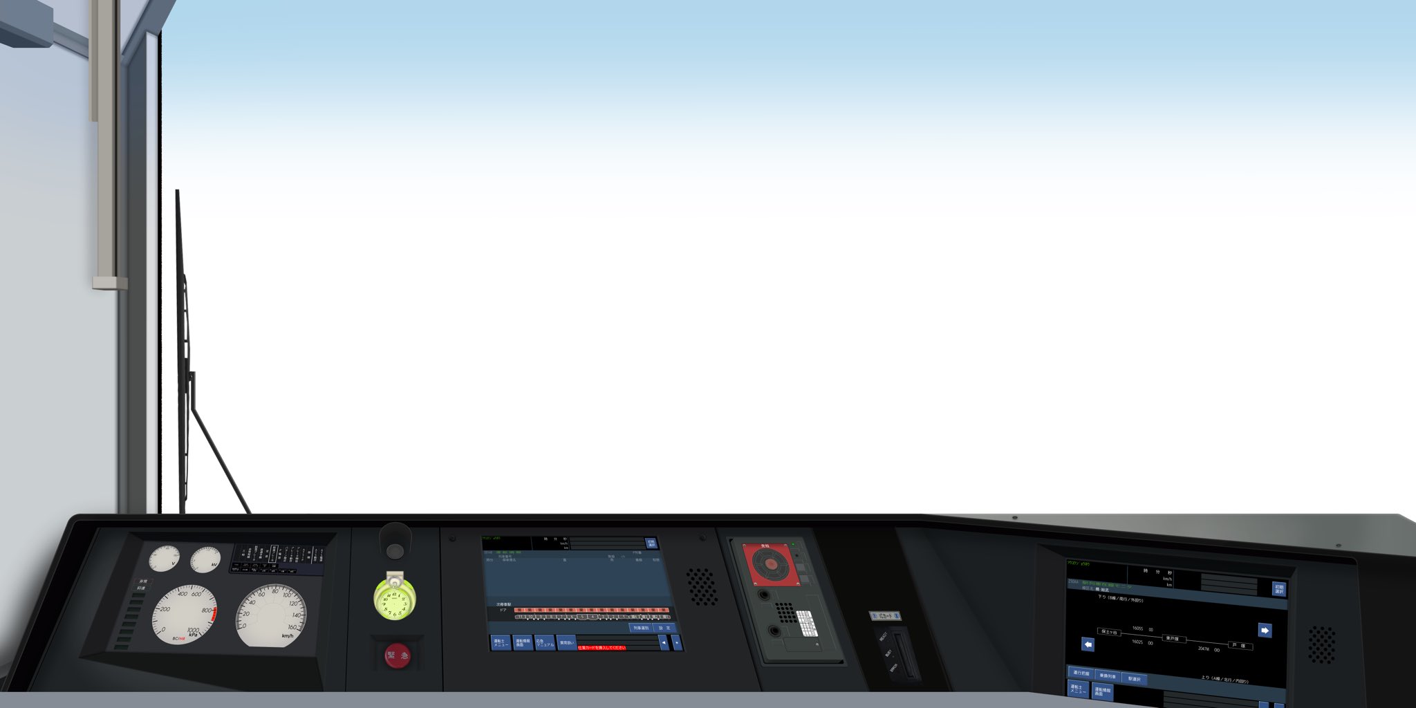 Petrichor's bve data station on Twitter: "E235系1000番台更新データの近況です。3側モニタを追加しました。在線モニタは動かしたいですが、それに ...