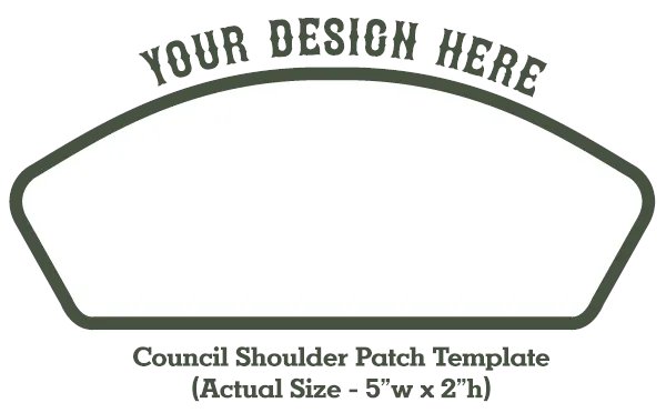 Shoulder Patch Template