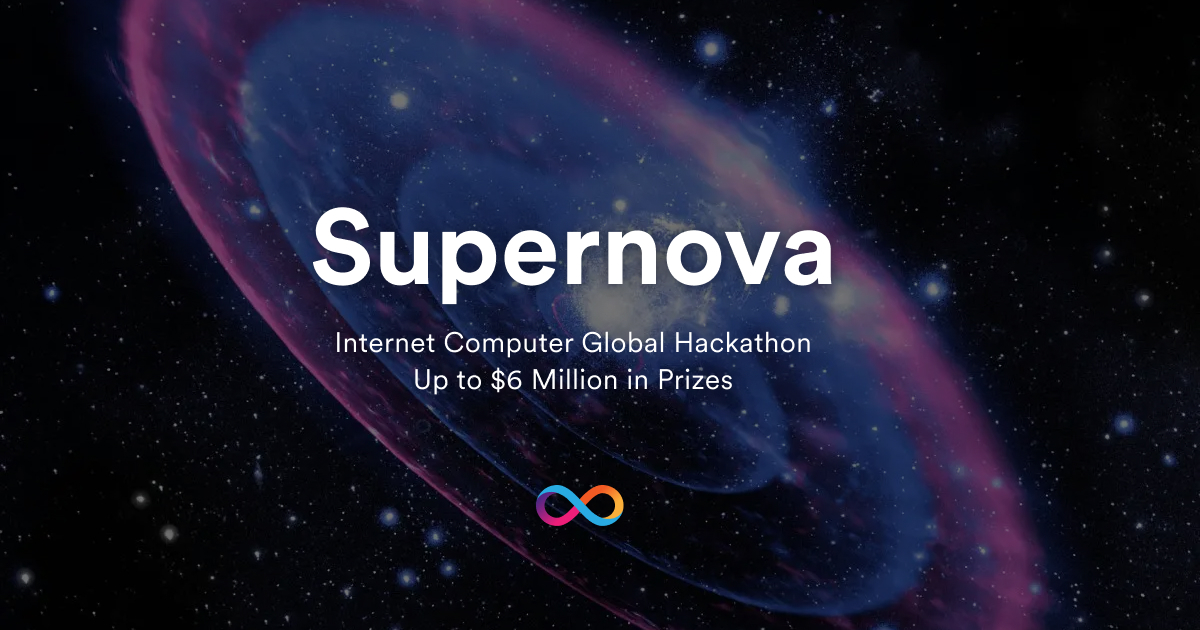 DFINITY on Twitter: "Want to get a head start on #Supernova? We’ve scheduled 6 weeks of ...