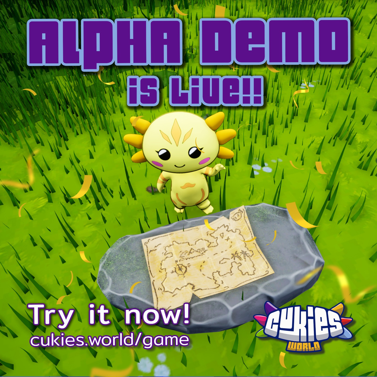 cukiesworld on Twitter: "3, 2, 1... go! The wait is over! ⏱️ Cukies World alpha demo is live!! 🥳 ...