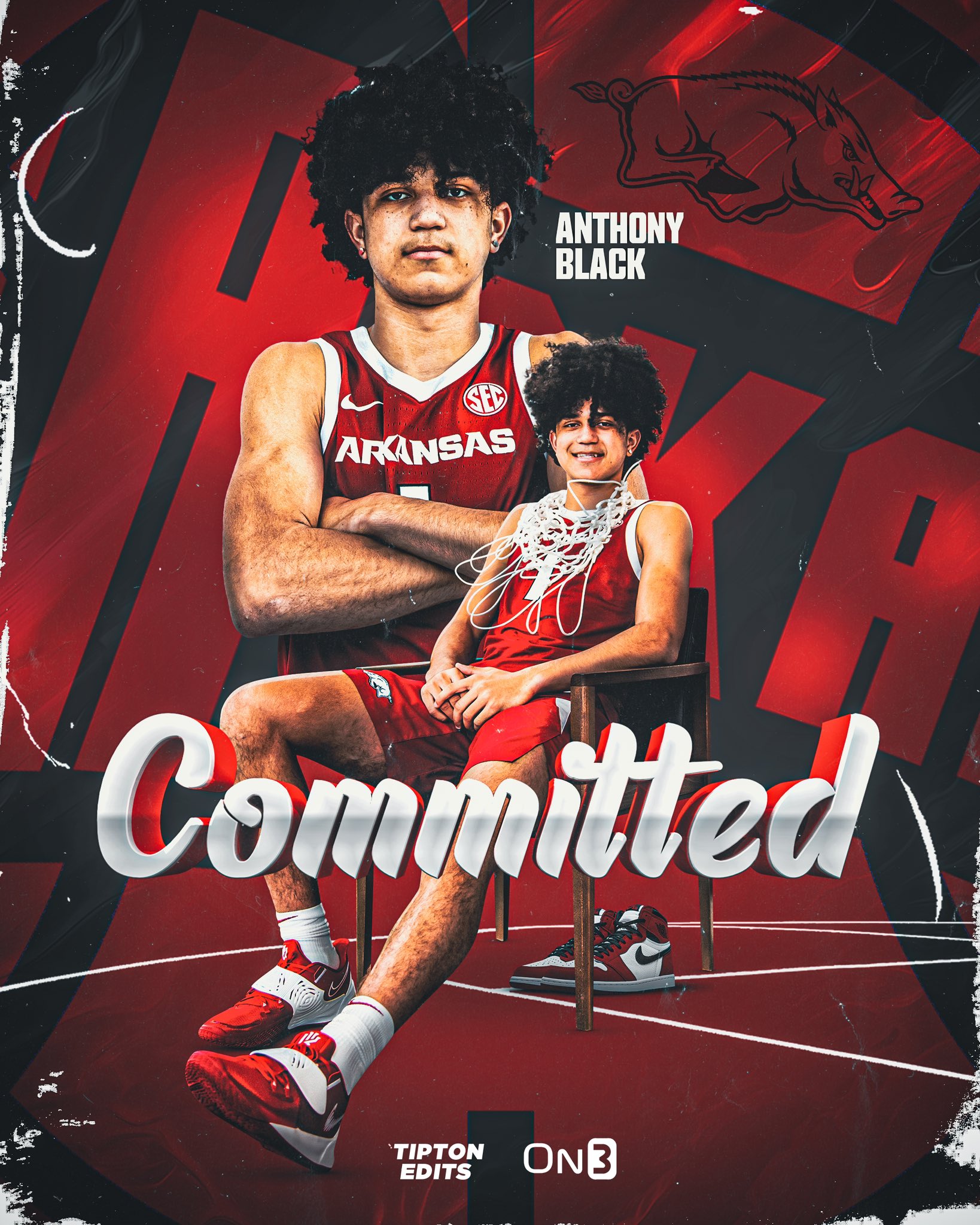 Joe Tipton on Twitter: "2022 five-star Anthony Black has committed to Arkansas, he tells ...