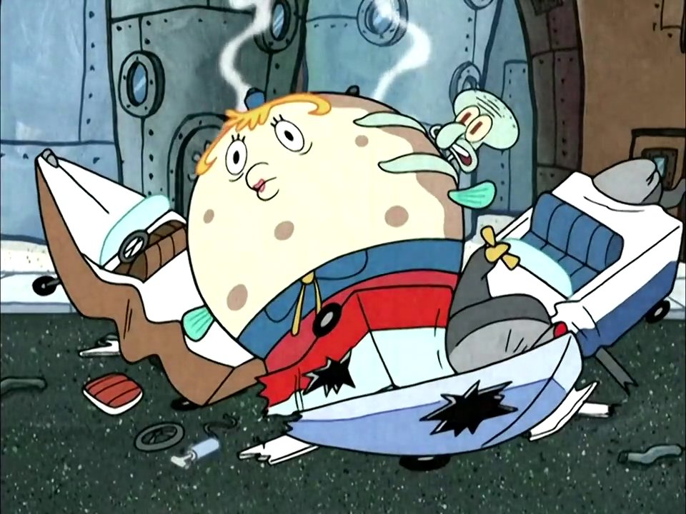 Mrs Puff Blown Up