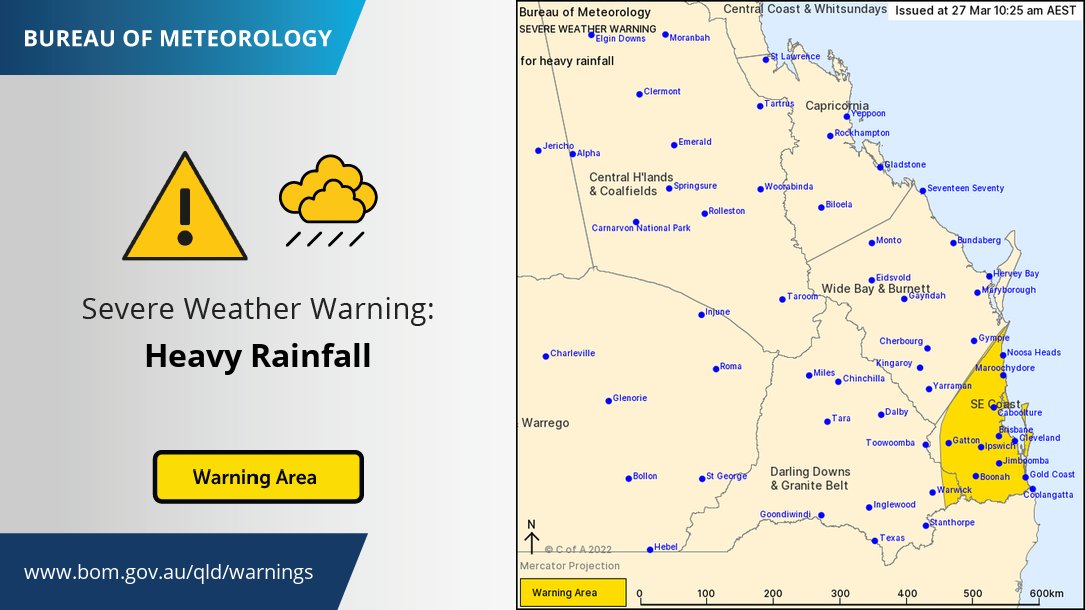 Bureau Of Meteorology Queensland On Twitter ⚠️severe Weather Warning