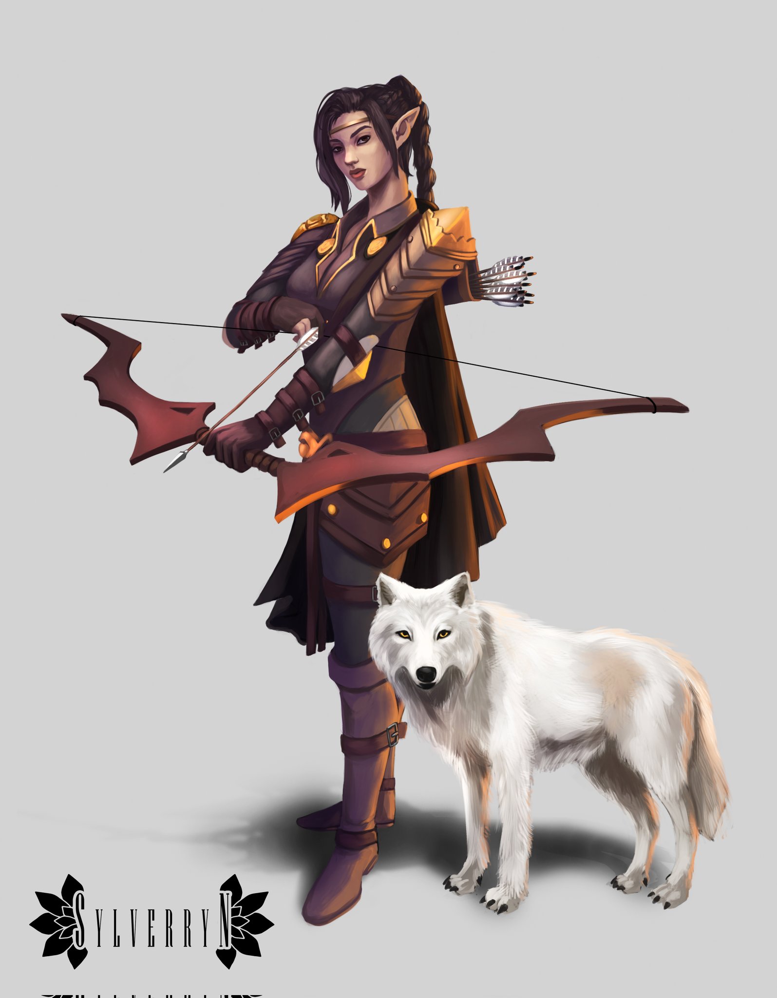 Elven Ranger Wolf