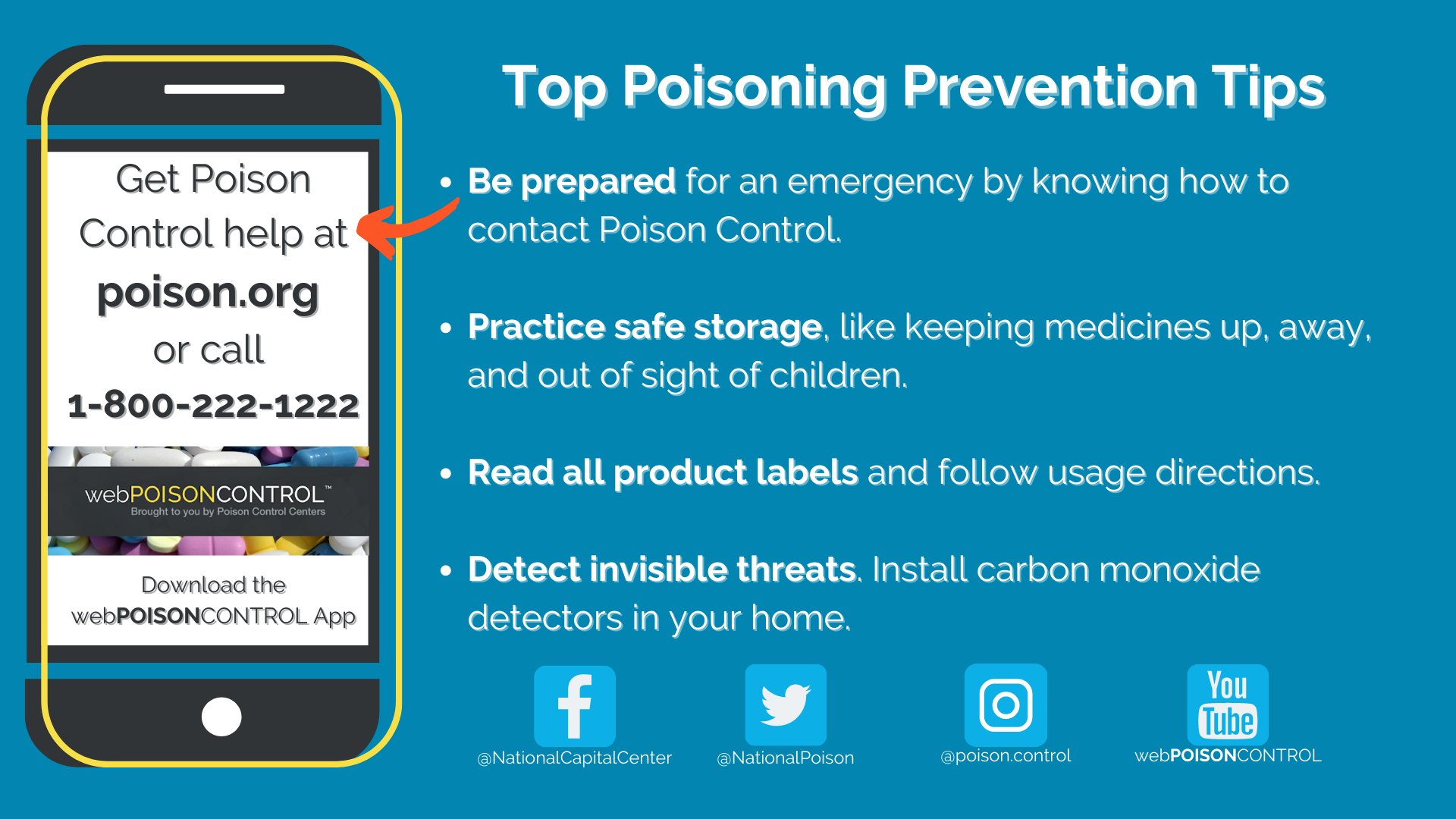 Poison Control Flyer