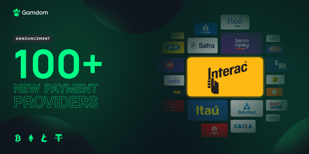 Gamdom.com on Twitter: "💳 New Payment Providers 💳 Interac + 100 other payment methods are now ...