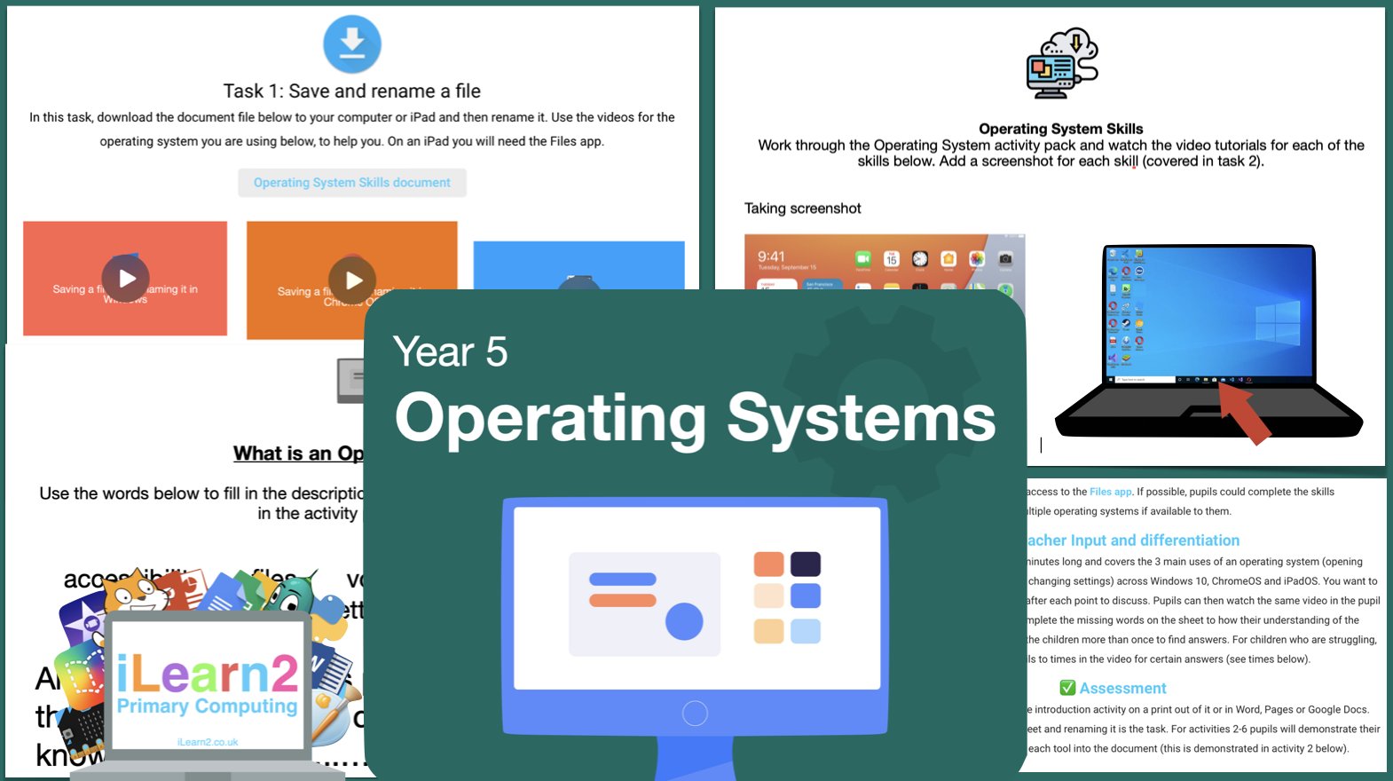 iLearn2 | Primary Computing. Made Easy. on Twitter: "Year 5 Operating Systems Pupil Activity ...