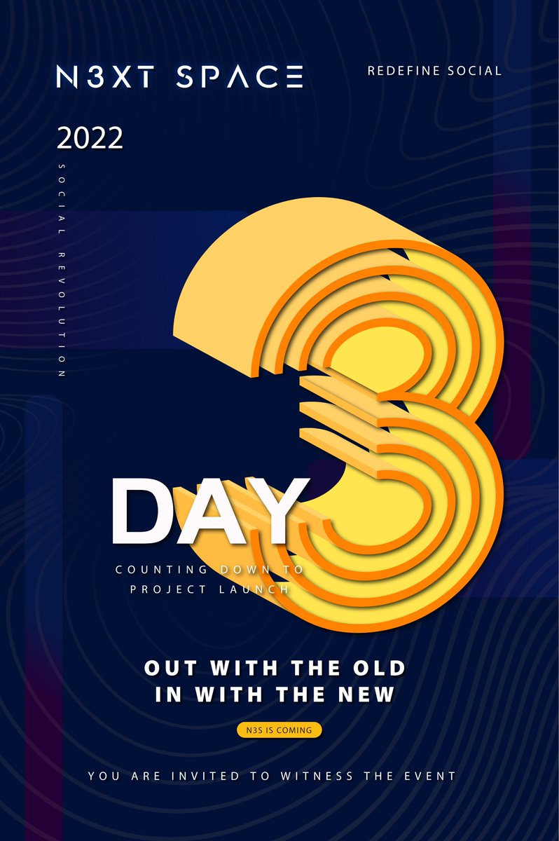 N3XT Space - #SocialFi on Twitter: "1.. 2.. 3! Yes! 3 days left till N3XTSPACE launches beta app ...