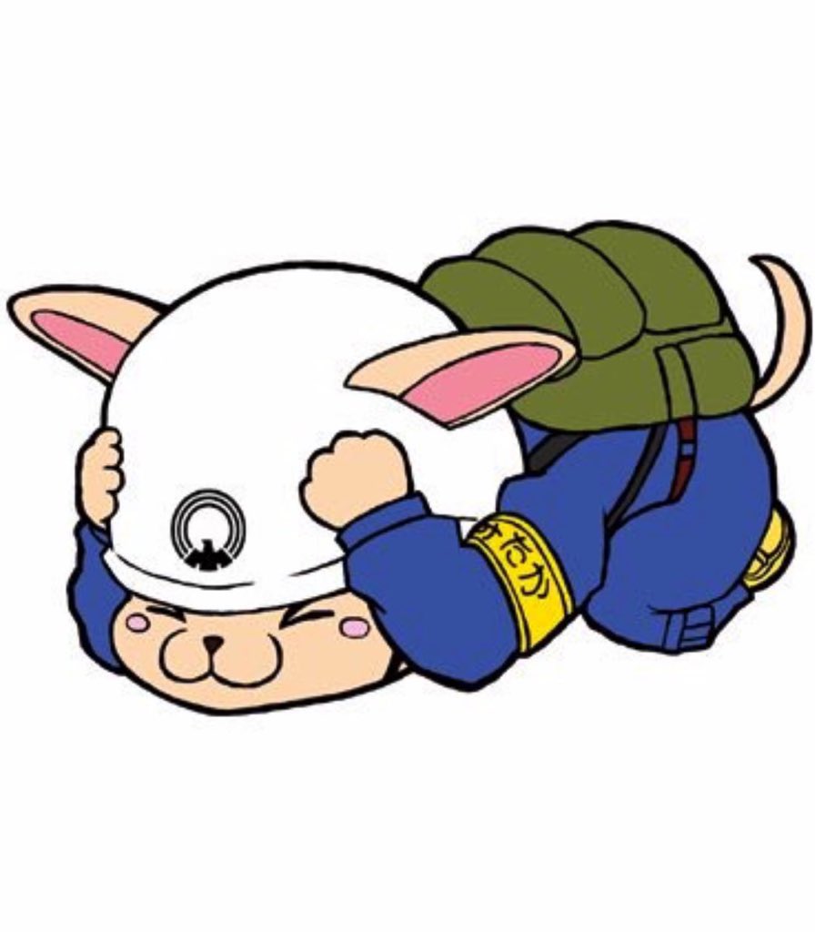 「Jijomaru is a disaster prevention chihua」|Mondo Mascotsのイラスト