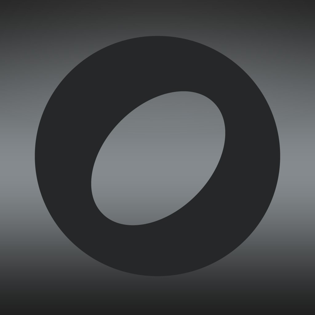 Opera Mini Logo Black