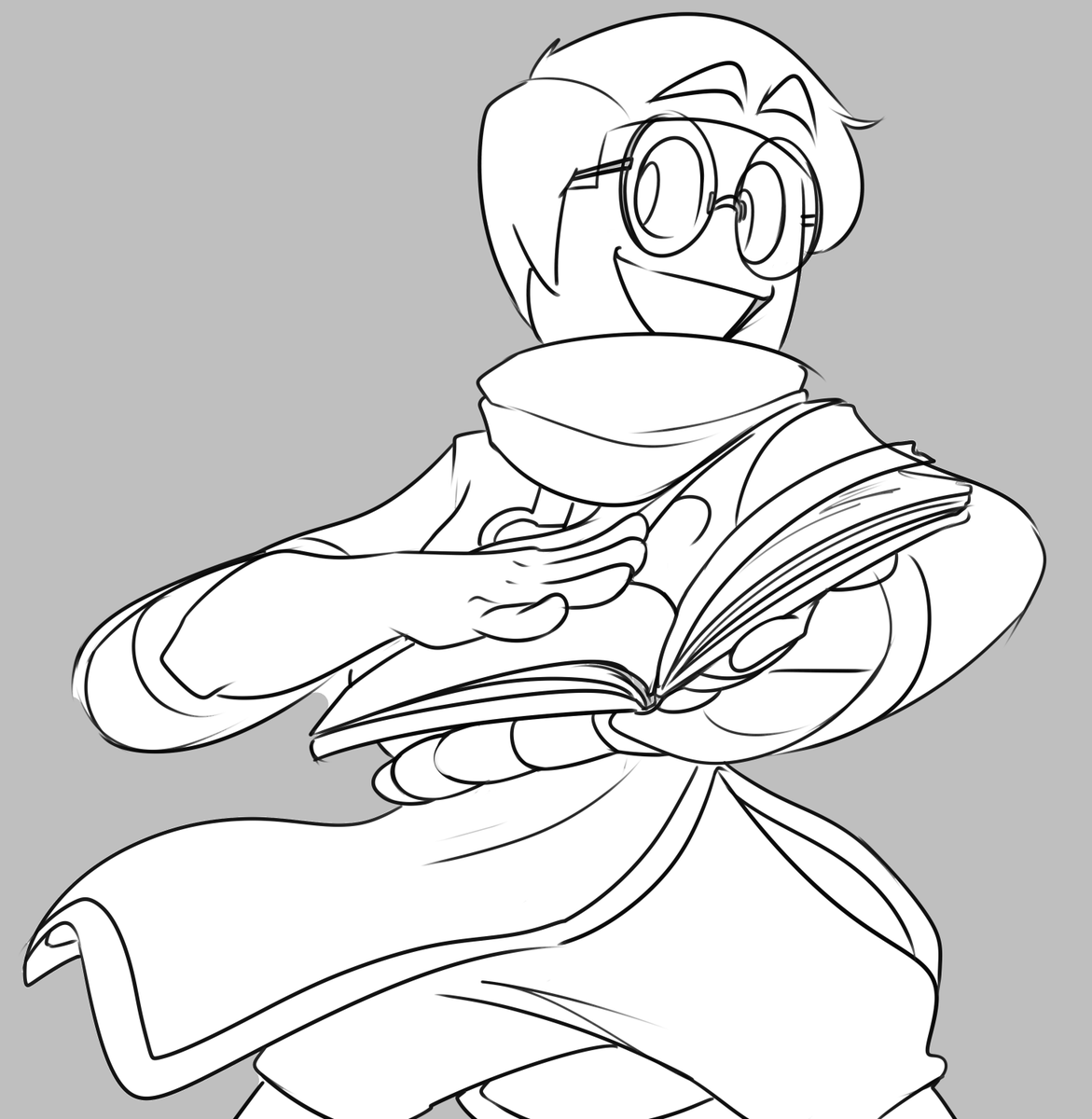 LMK / WIP ] Good mornin' ya'll! NoodleSquad Line Art: Fin」⚡️🐺ERLANG ...