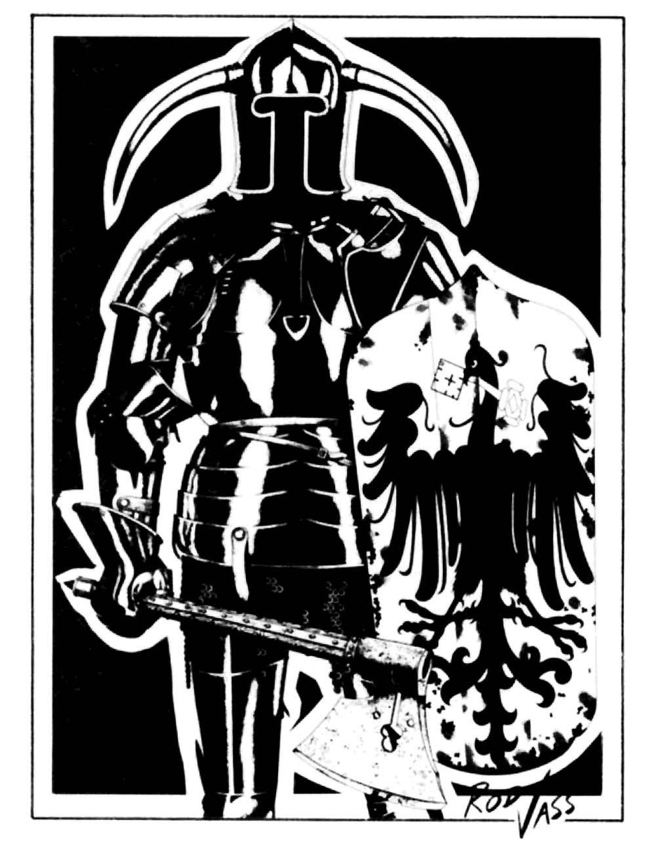 The Black Knight, one of seven descendants of the original Knights of ...