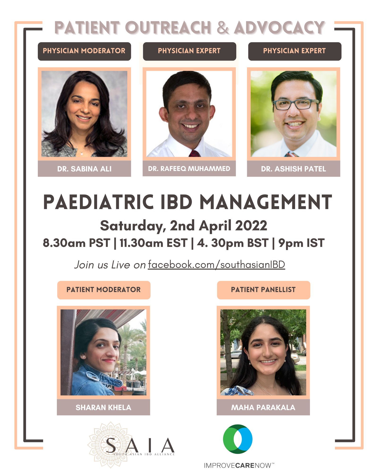 South Asian IBD Alliance (SAIA) on Twitter: "SAIA is thrilled to partner w @ImproveCareNow on a ...