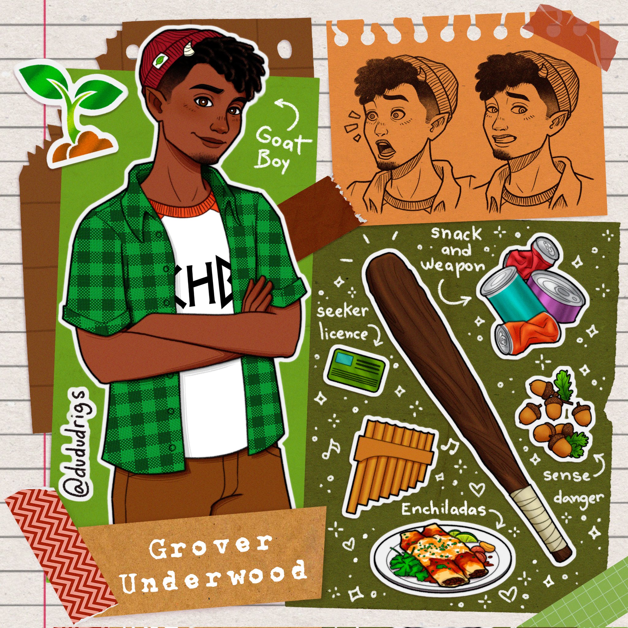 Percy Jackson Grover Fan Art