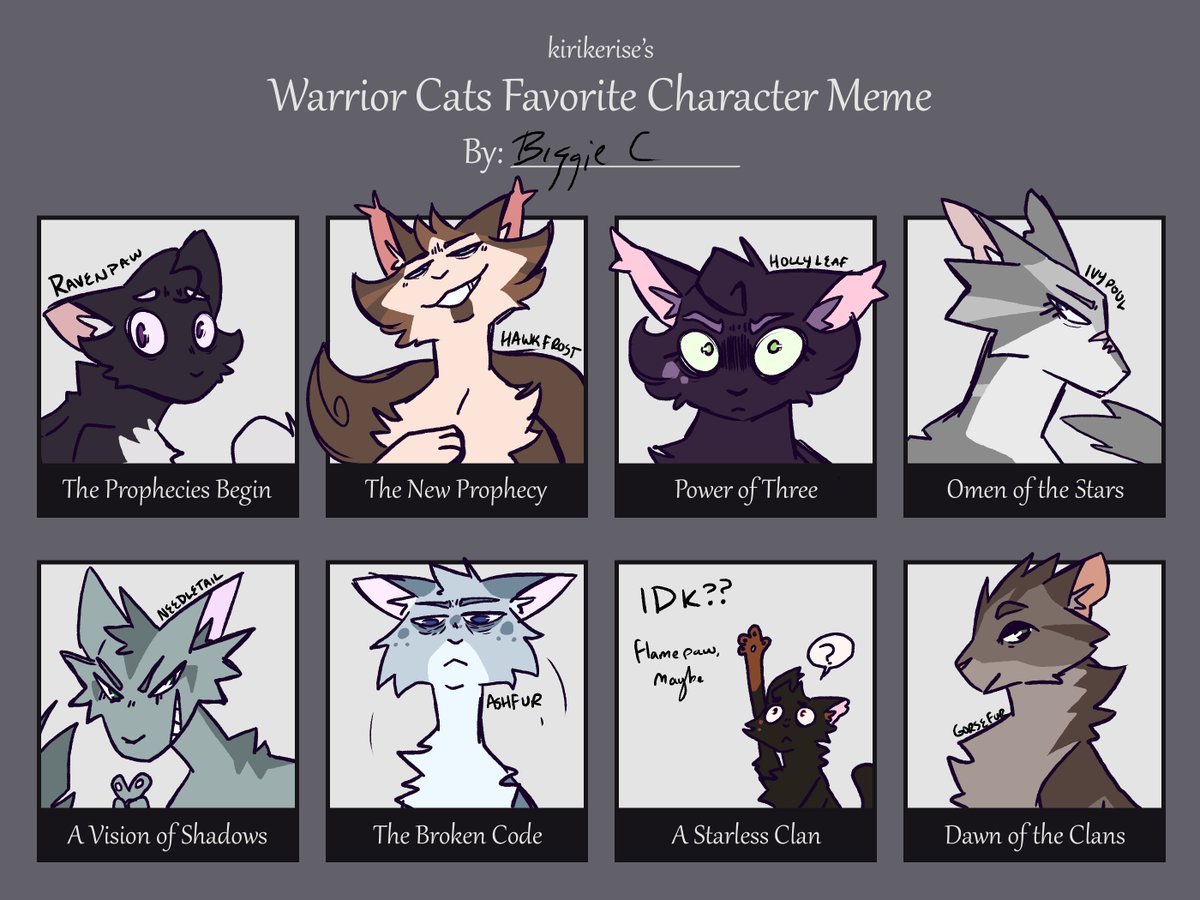 Warrior Cat Clan Template