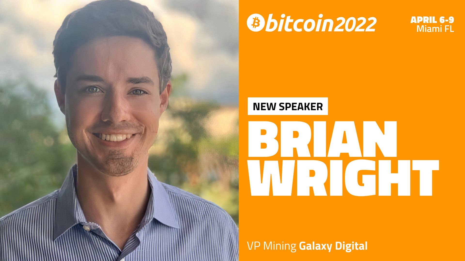 Bitcoin 2022 on Twitter: "Announcing Brian Wright as a #Bitcoin2022 speaker! @brian_wright21 is ...