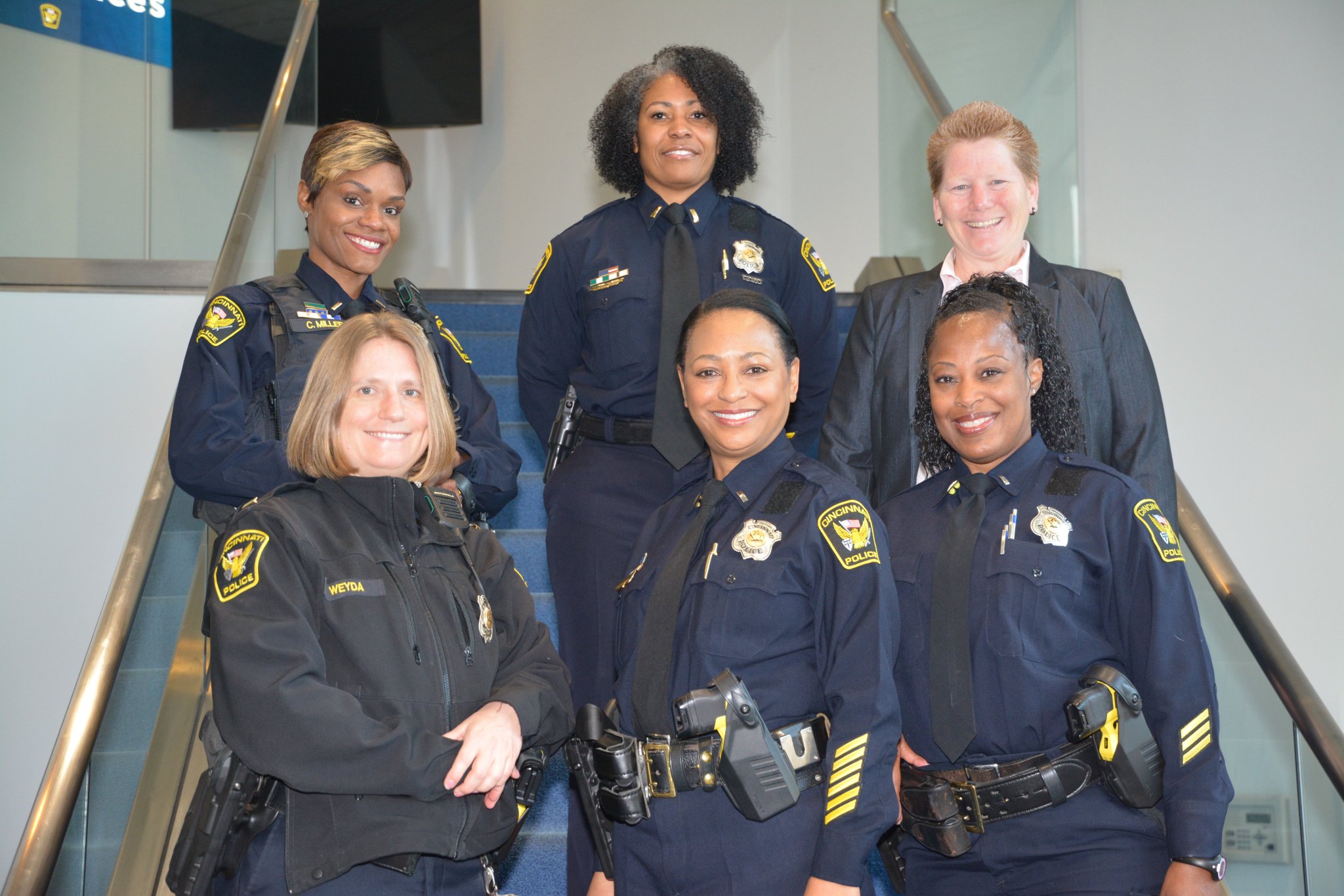 Cincinnati Female Police Officers Interim Police Chief Theetge Has