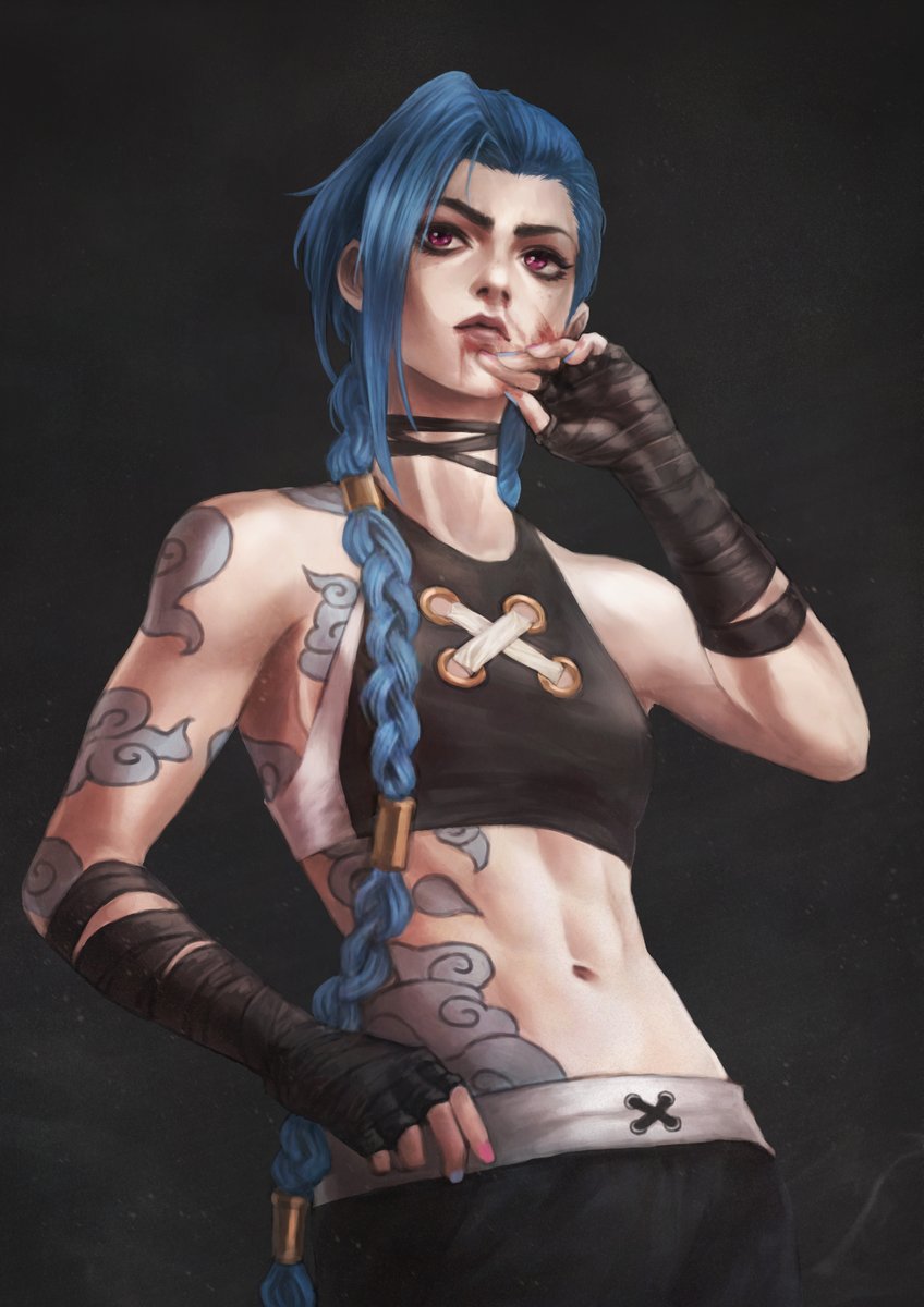 Ant on Twitter: "Art Feature: Arcane Jinx, by @MonoriRogue! Digital highres image ($2, part of a ...