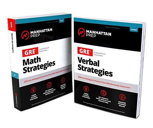 GRE Math & Verbal Strategies Set: Effective Strategies & Practice from 99th Percentile ...