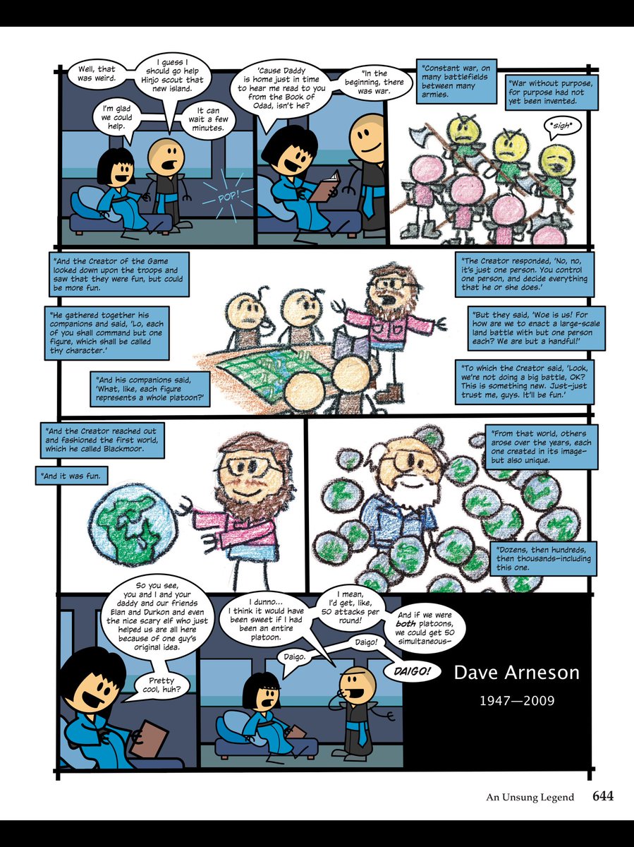 「Such a creative dude. #OrderoftheStick 」Benの漫画