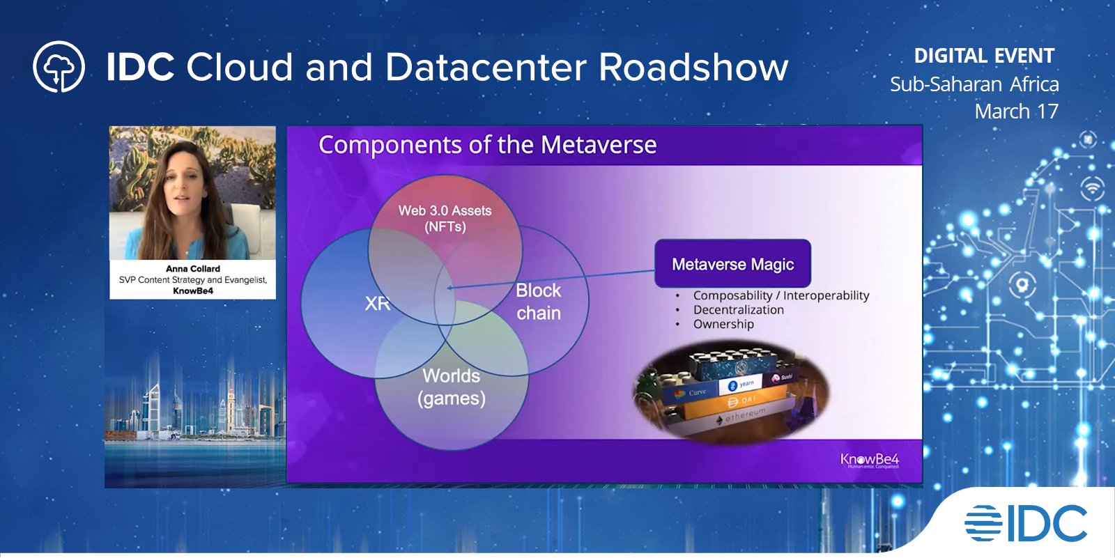 IDC | MEA on Twitter: "Components of the #Metaverse Magic shares Anna Collard, Evangelist ...