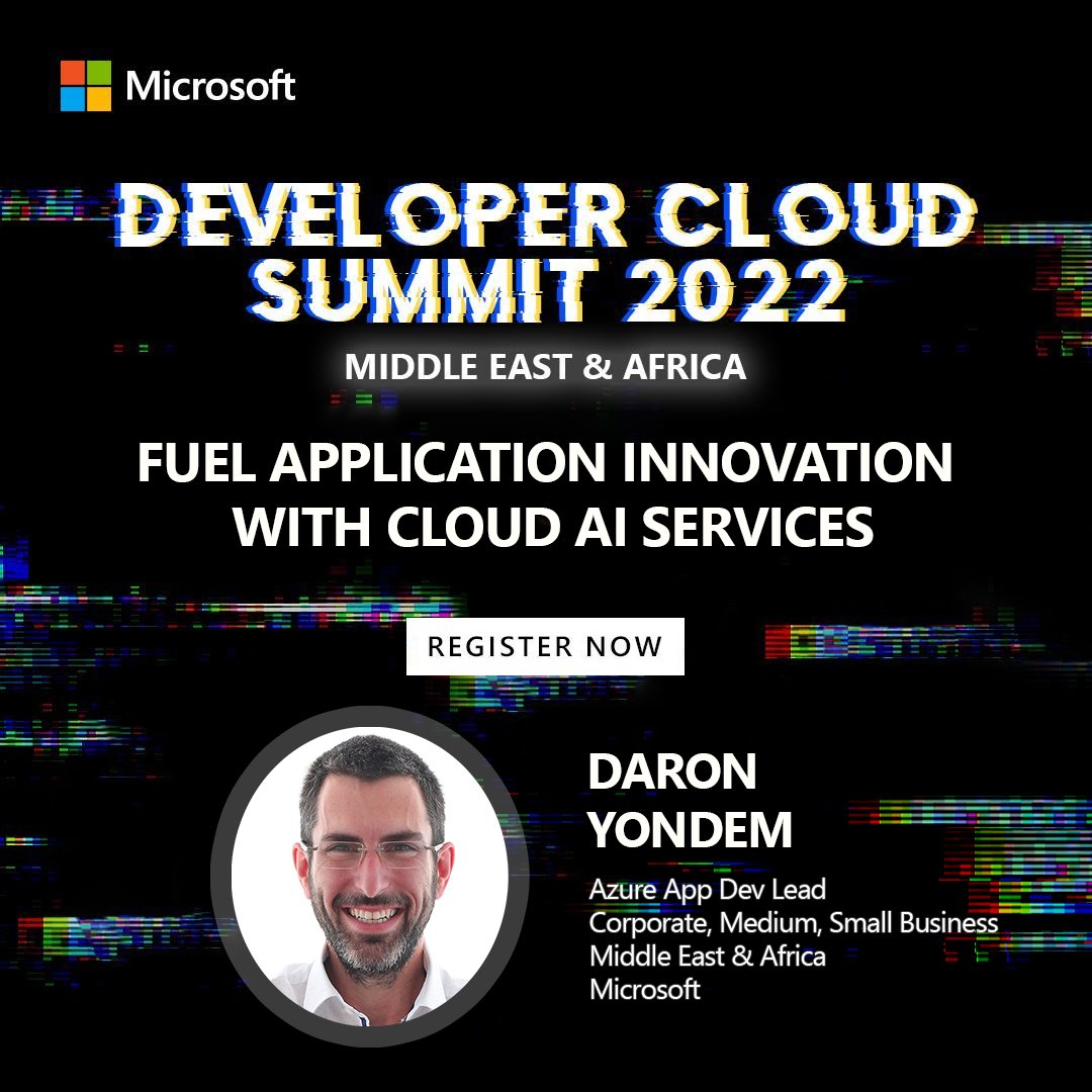 Daron Yondem on Twitter: "🎙️📢 Join me at the Developer #Cloud Summit 2022 to talk about # ...