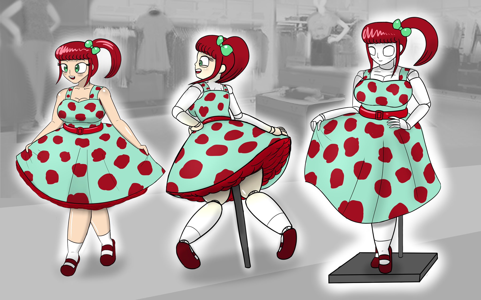 Mannequin Transformed Into