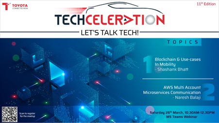 Toyota Connected India on Twitter: "Hello folks, we are here with our next meet-up!! Come join ...