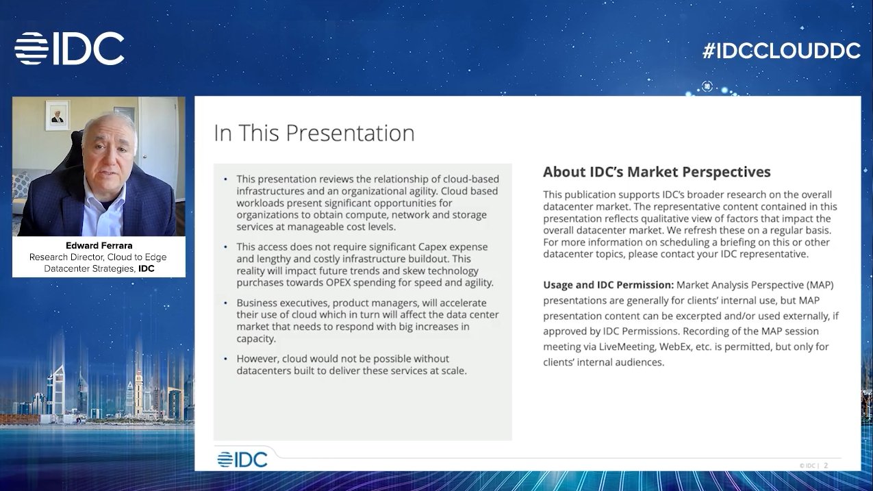 IDC | MEA on Twitter: "Delivering Enterprise Level Agility in the Cloud Era with Edward Ferrara ...