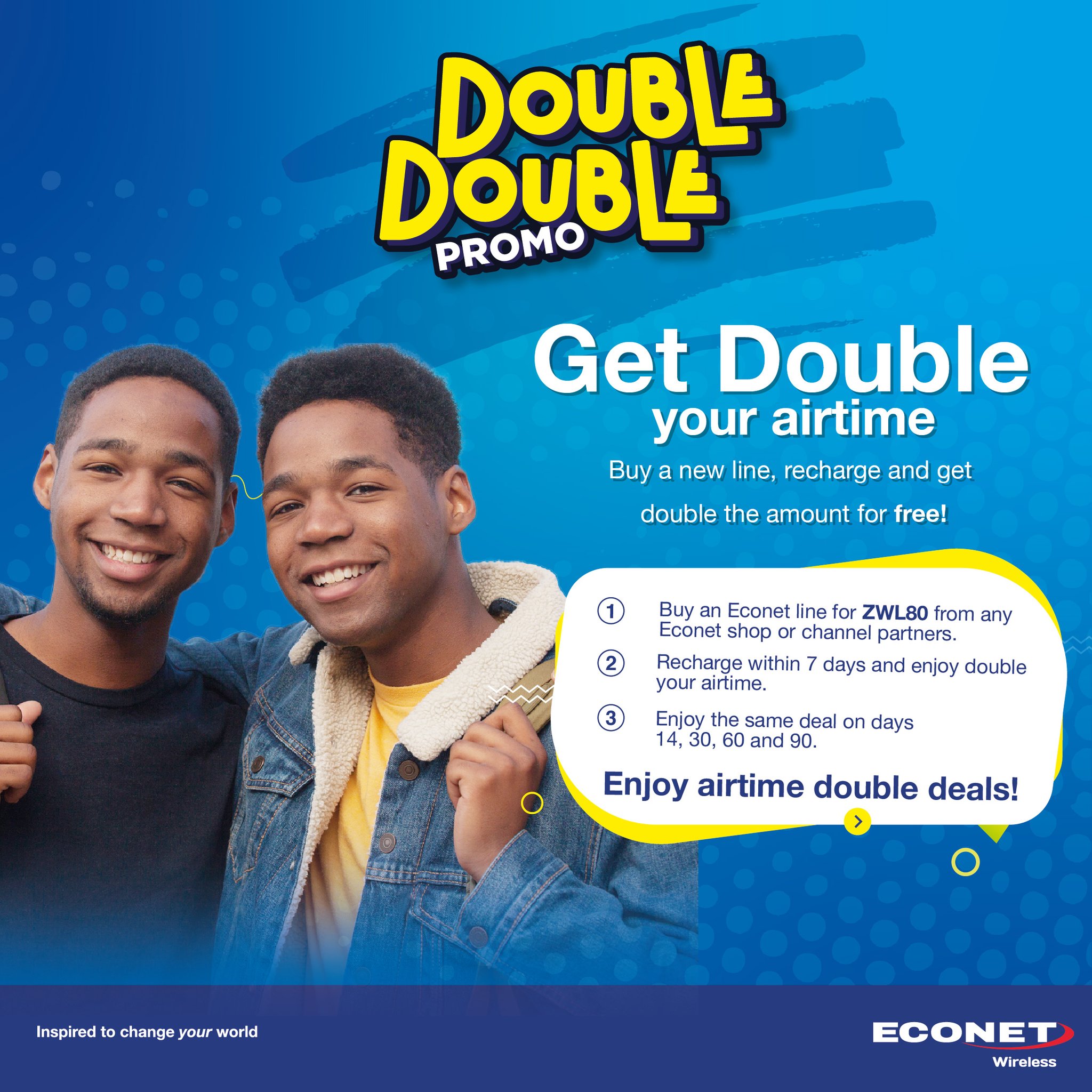 Econet Wireless On Twitter Get Double Your Airtime When You Buy A New