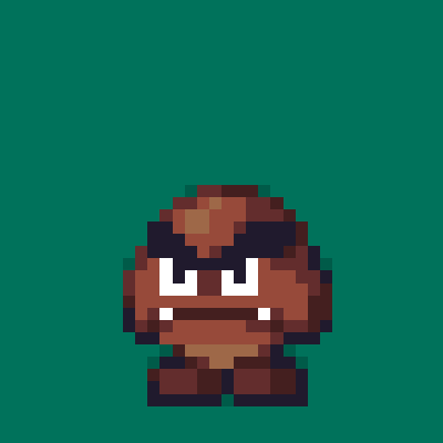 Mario Goomba Pixel Art Goomba Nintendo Patch Vom Super Mario Brothers
