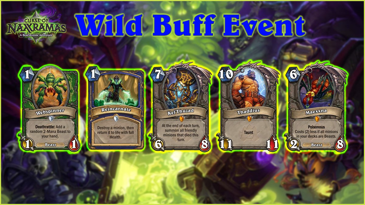 Wouldn't this be fun?🤔 - A monthly Wild buff event idea. : r/hearthstone