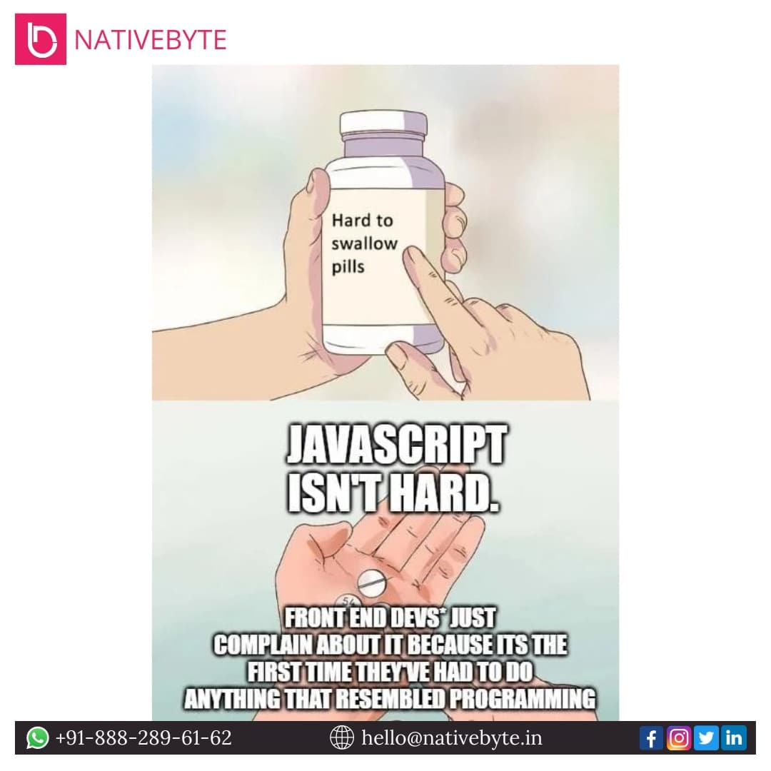 Nativebyte On Twitter We All Do Love Javascript Javascript Programminghumor Programming