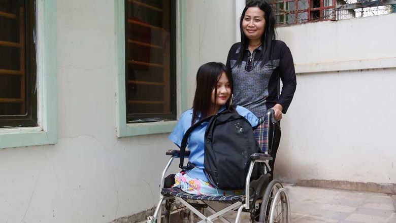 Born with tetra-amelia syndrome, a rare disorder characterised by the ...