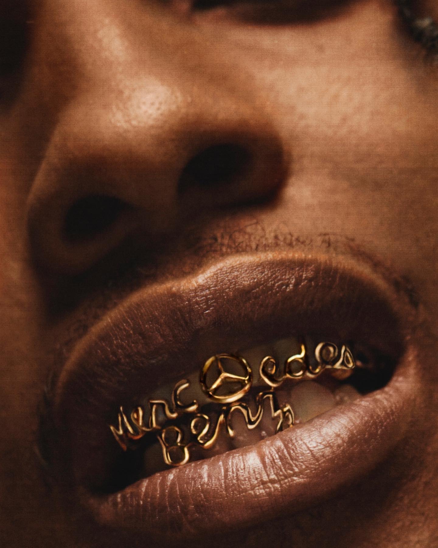Asap Rocky Gold Teeth Wallpaper
