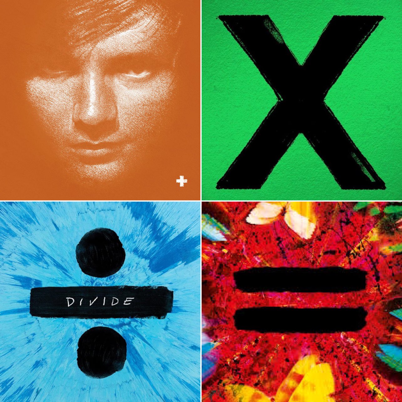 Ed Sheeran Album Cover X