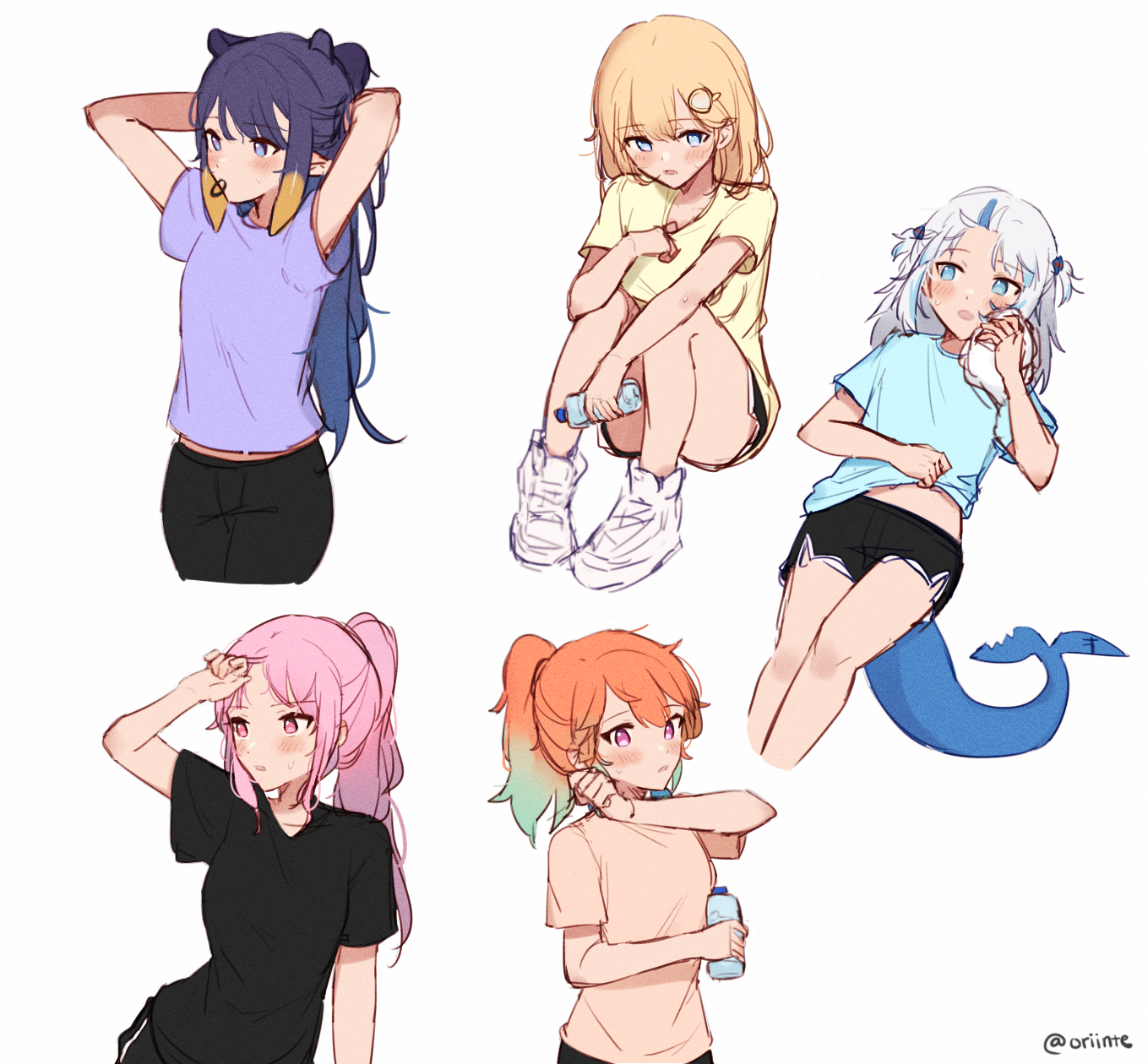 Orinte on Twitter: "dance practice #inART #ameliaRT #gawrt #callillust #ArtsOfAshes https://t.co ...