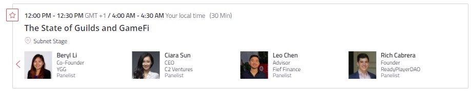 Ed Chang 🔺 on Twitter: "6/ Rounding out devcon, on 3/24 we've got a panel on the state of guilds ...