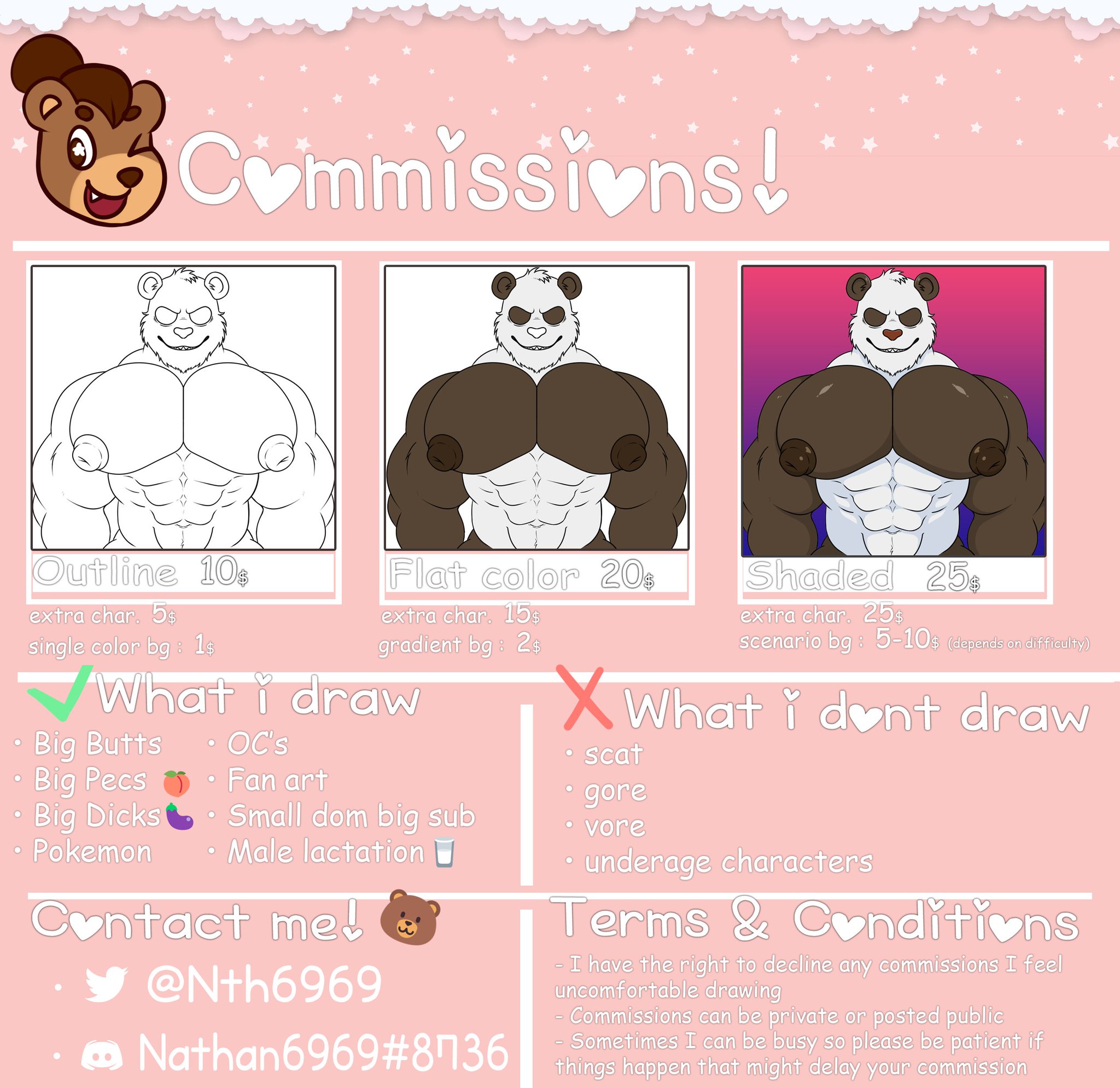 Nathan 🔞 (Finishing the Commissions) on Twitter: "Now i have commission slots open! I have 5 ...