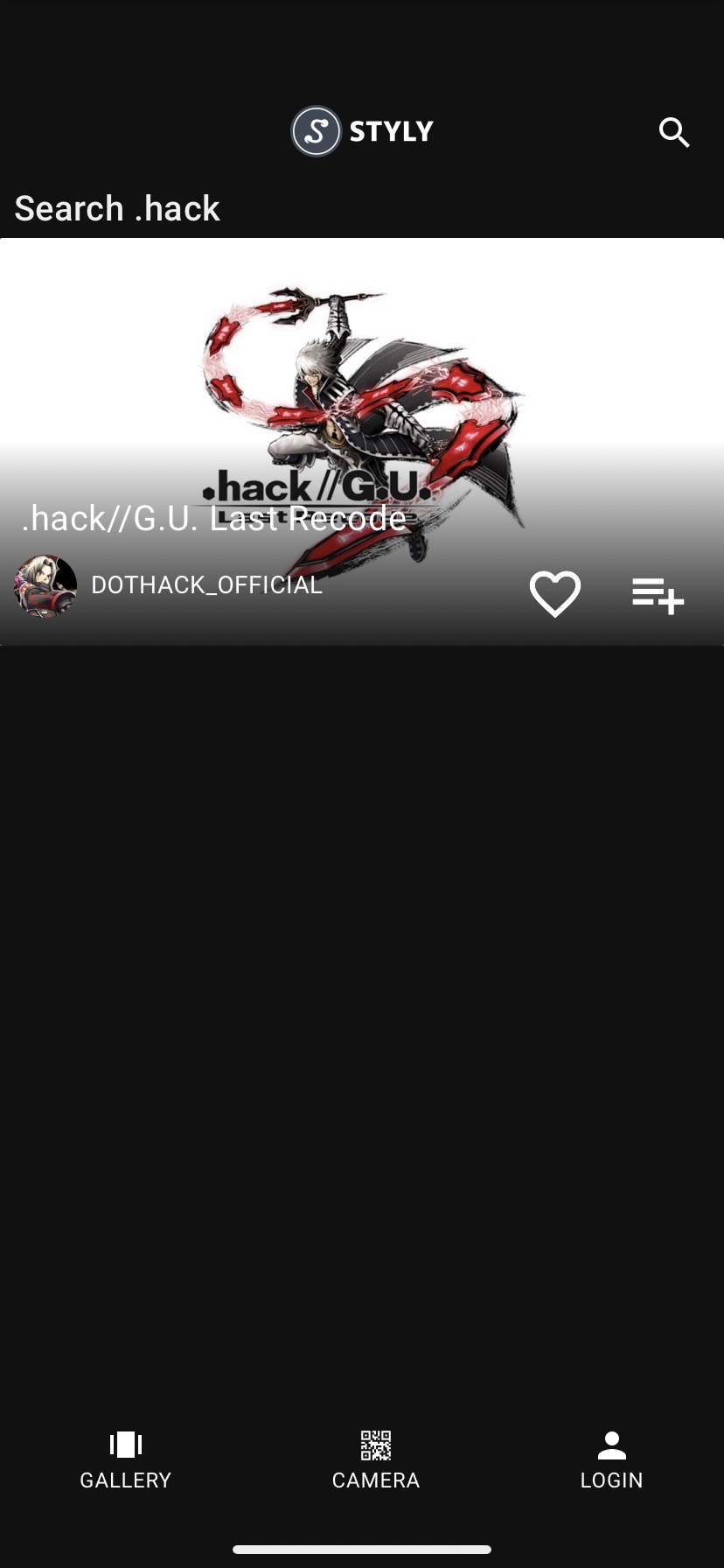 .hack公式 @ 20周年 on Twitter: "アプリ「STYLY」のダウンロードはこちら https://t.co/HHWvFpF215 アプリをお持ちの方はこちらから https ...