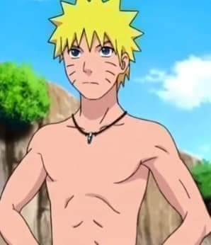 Naruto Shirtless In Anime
