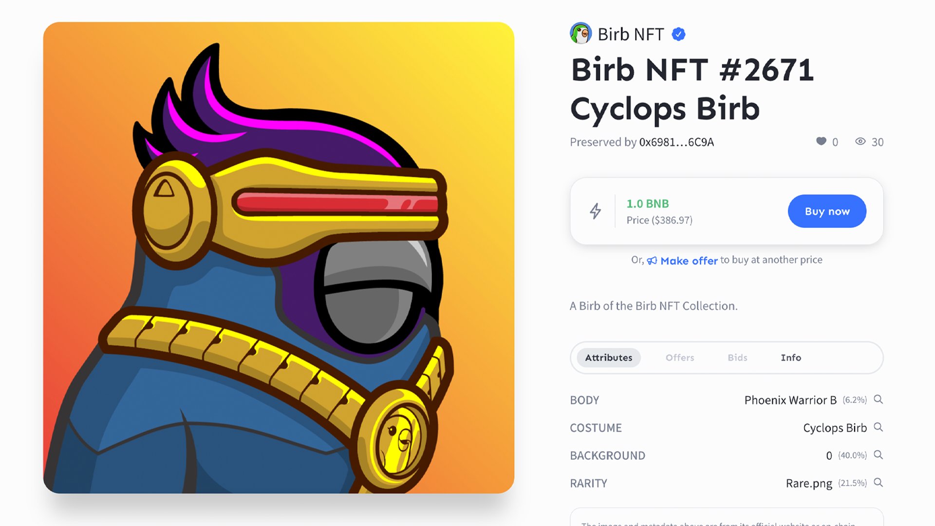 Birb 🦜 on Twitter: "📢 Birb NFTs are now being traded on @tofuNFT⚡️ Get huge $BNB & $BIRB rewards ...