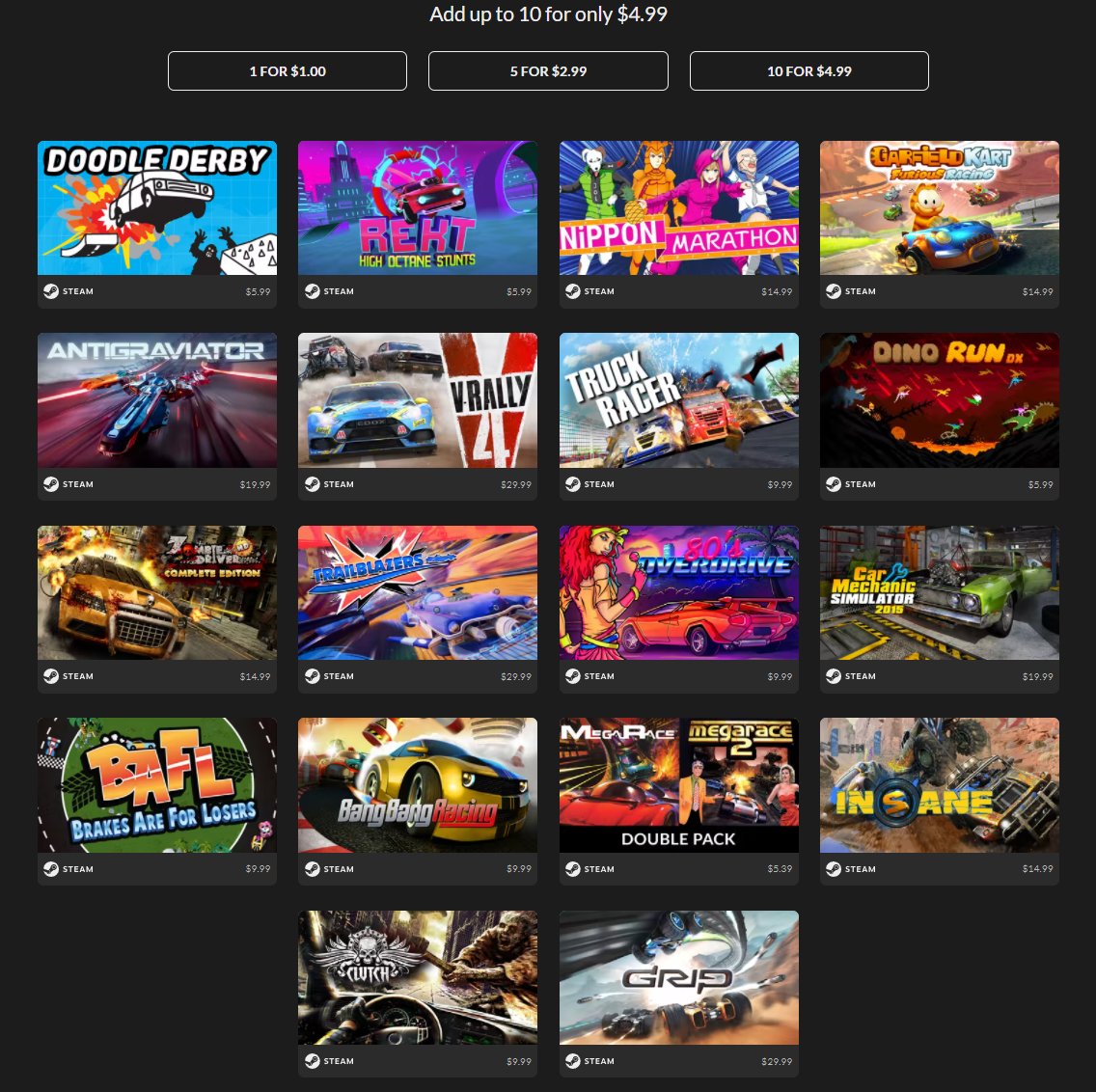 Wario64 on Twitter: "Build Your Own Nitro Bundle 2 on Fanatical (1 game for $1, 5 for $2.99, 10 ...