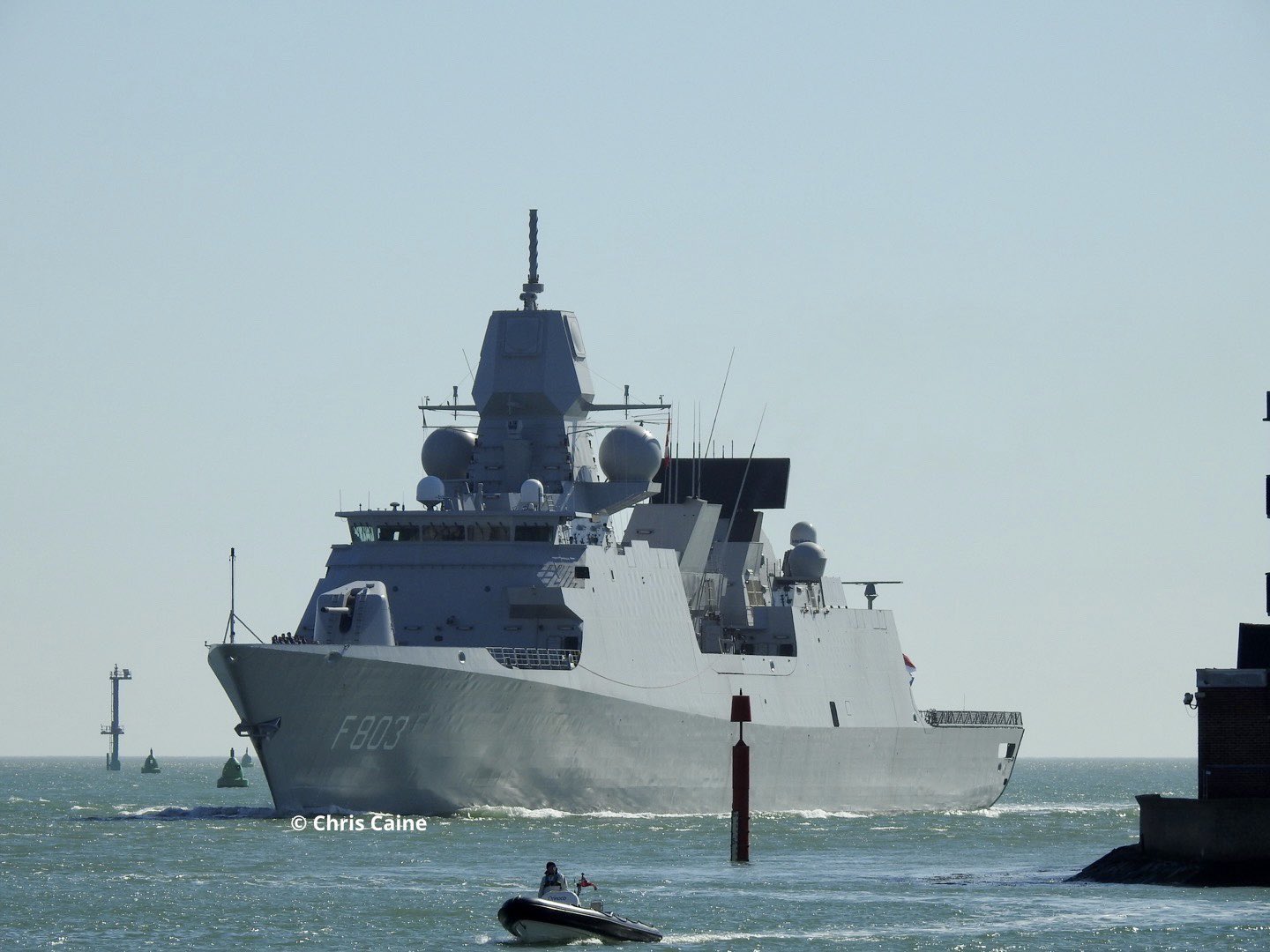 WarshipCam on Twitter: "Royal Netherlands Navy De Zeven Provincien-class frigate HNLMS Tromp ...