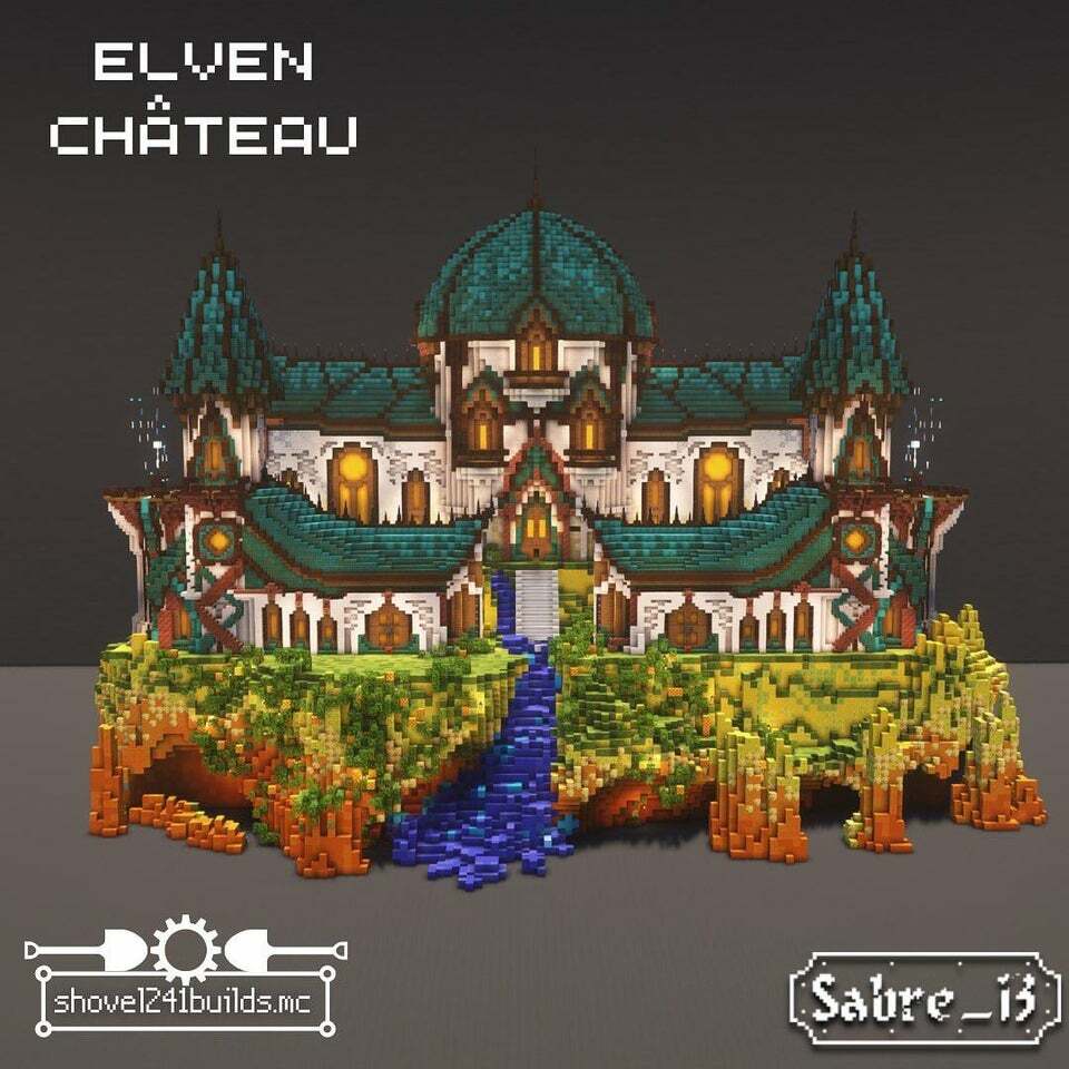 Elven Buildings Minecraft