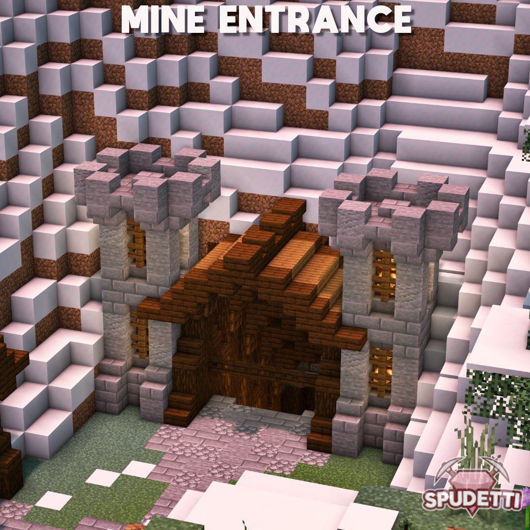 Mine Entrance Minecraft