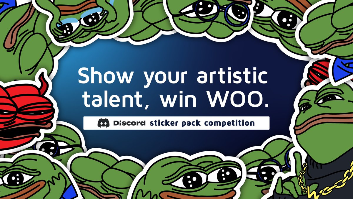 4000 $WOO is up for grabs for the best sticker packs made by community ...