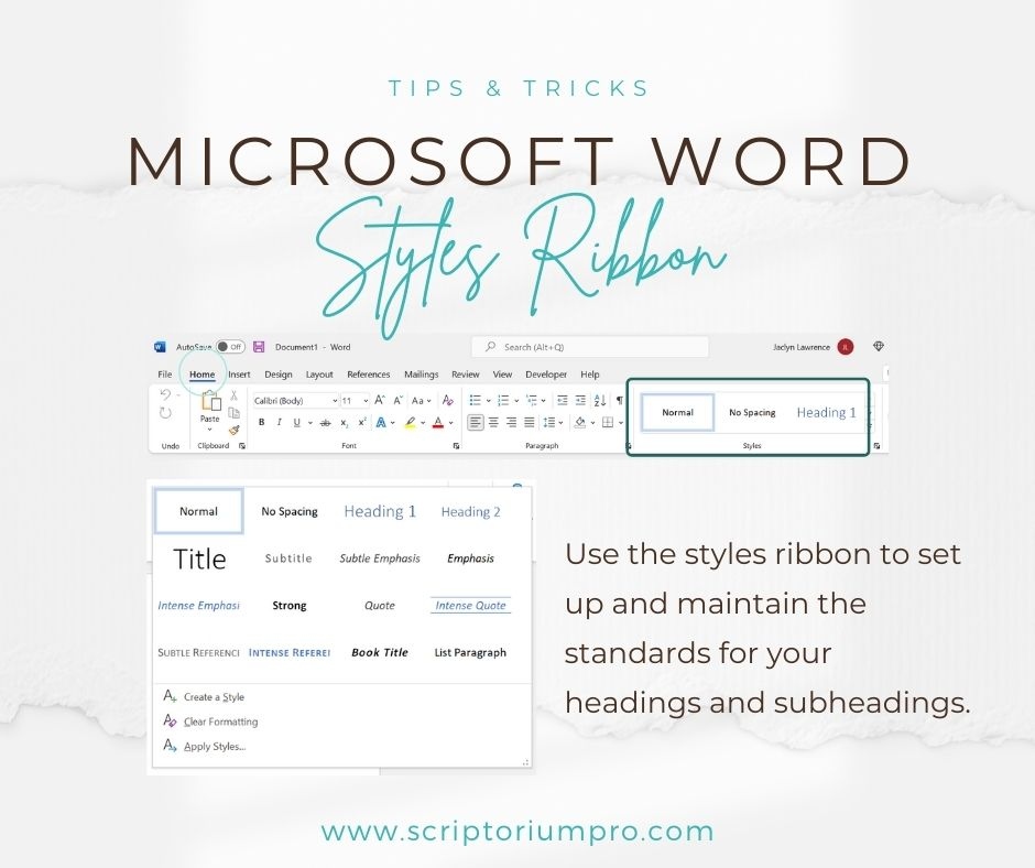 scriptorium-yeg-on-twitter-use-the-styles-ribbon-in-microsoft-word-to