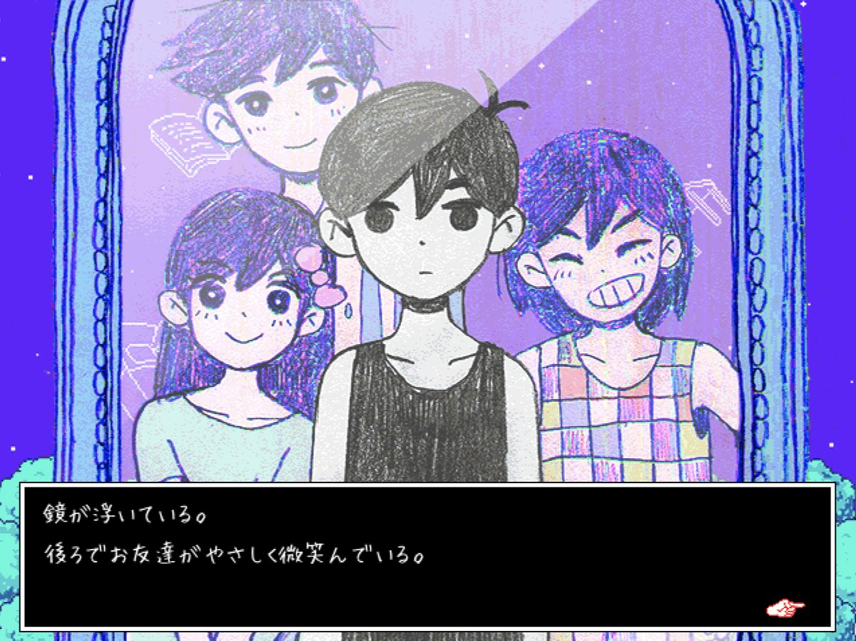 「You can now play OMORI in four languages: English, Japanese,」OMORIの漫画