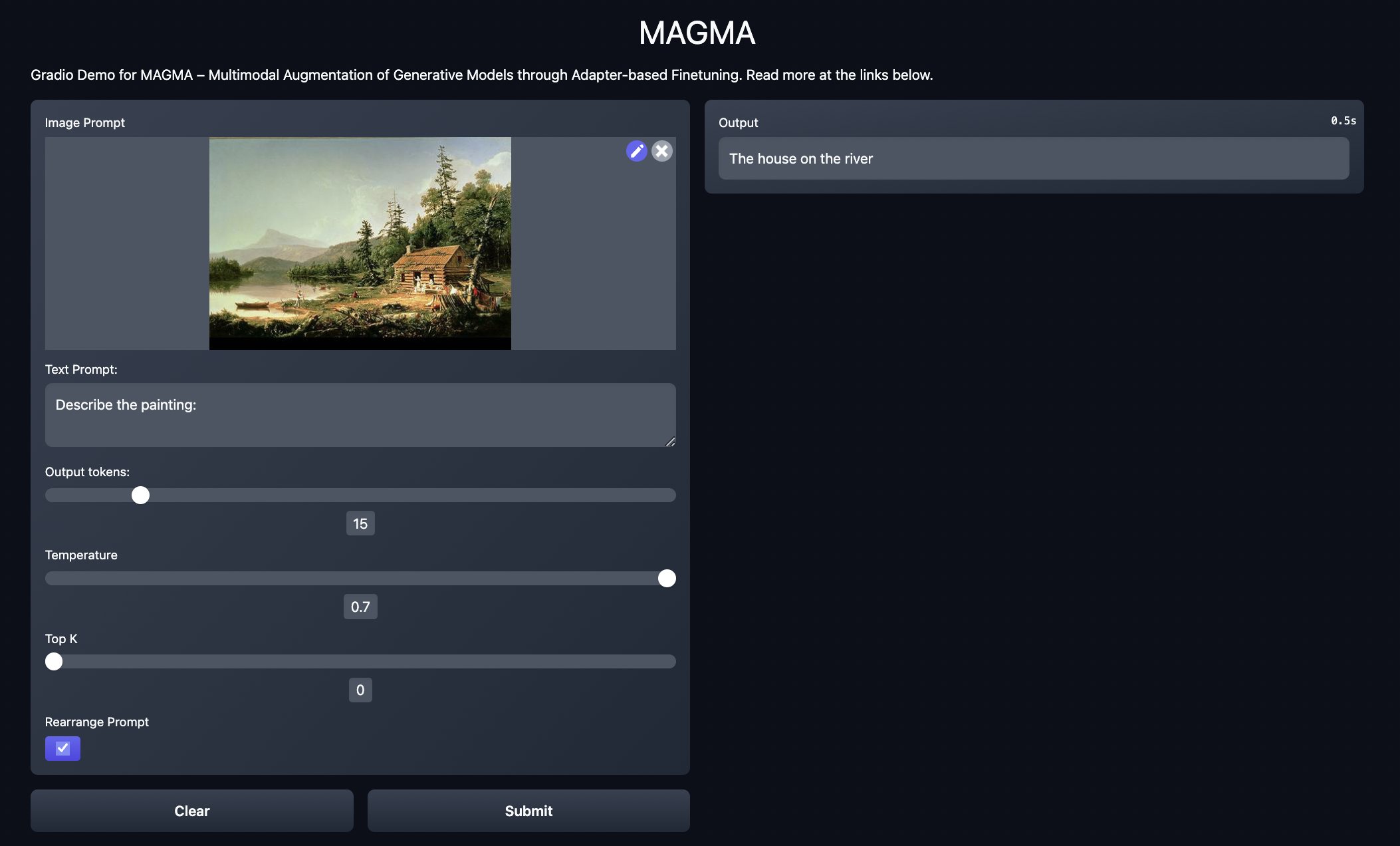 AK on Twitter: ".@Gradio Demo for MAGMA – Multimodal Augmentation of Generative Models through ...